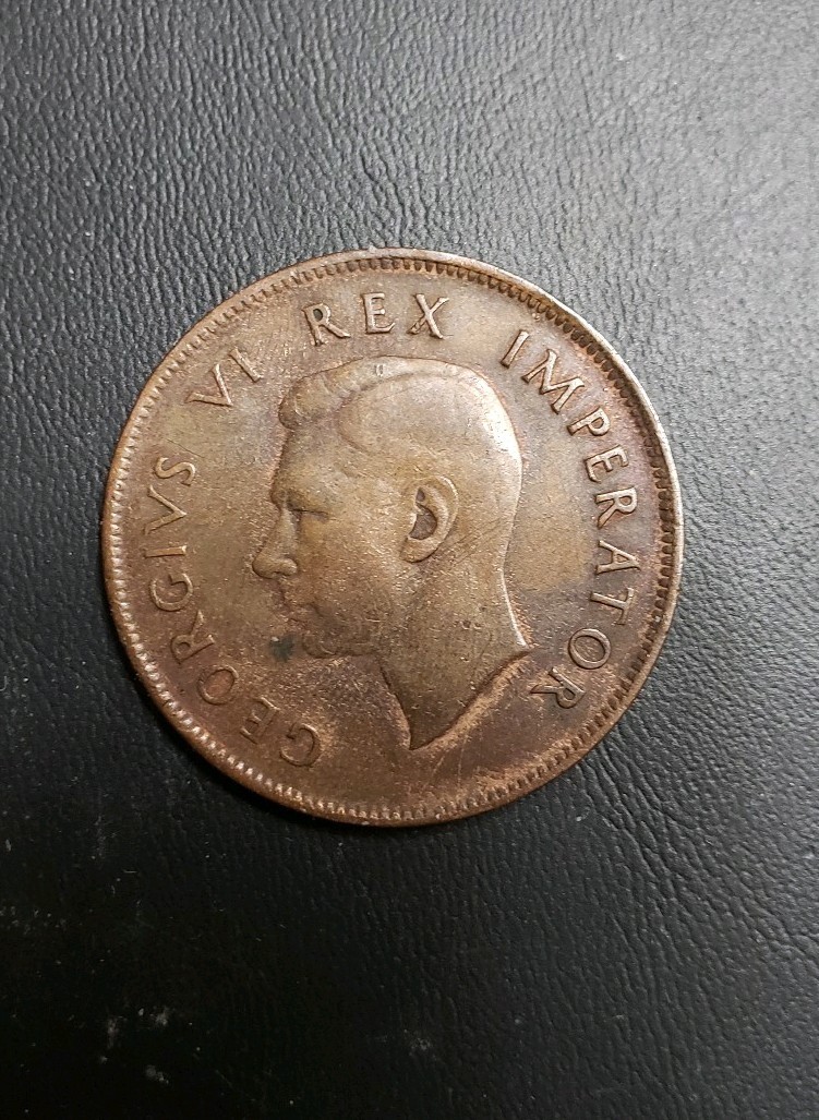 South Africa 1941 Georgivs VI Rex Imperator Copper Coin | eBay
