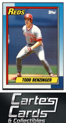 Todd Benzinger 1990 Topps Tiffany #712 Cincinnati Reds | eBay