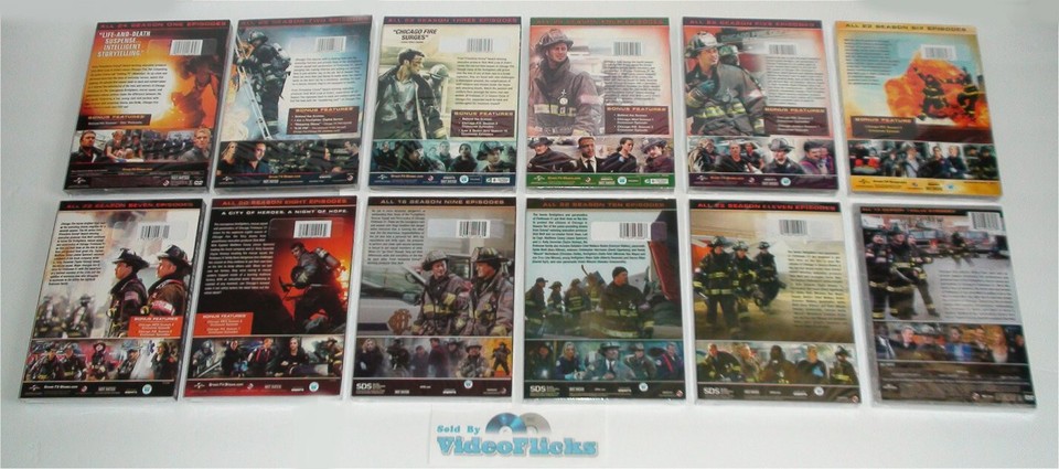 Chicago Fire Complete Seasons 1-12 Series 63-Disc DVD Set New | eBay