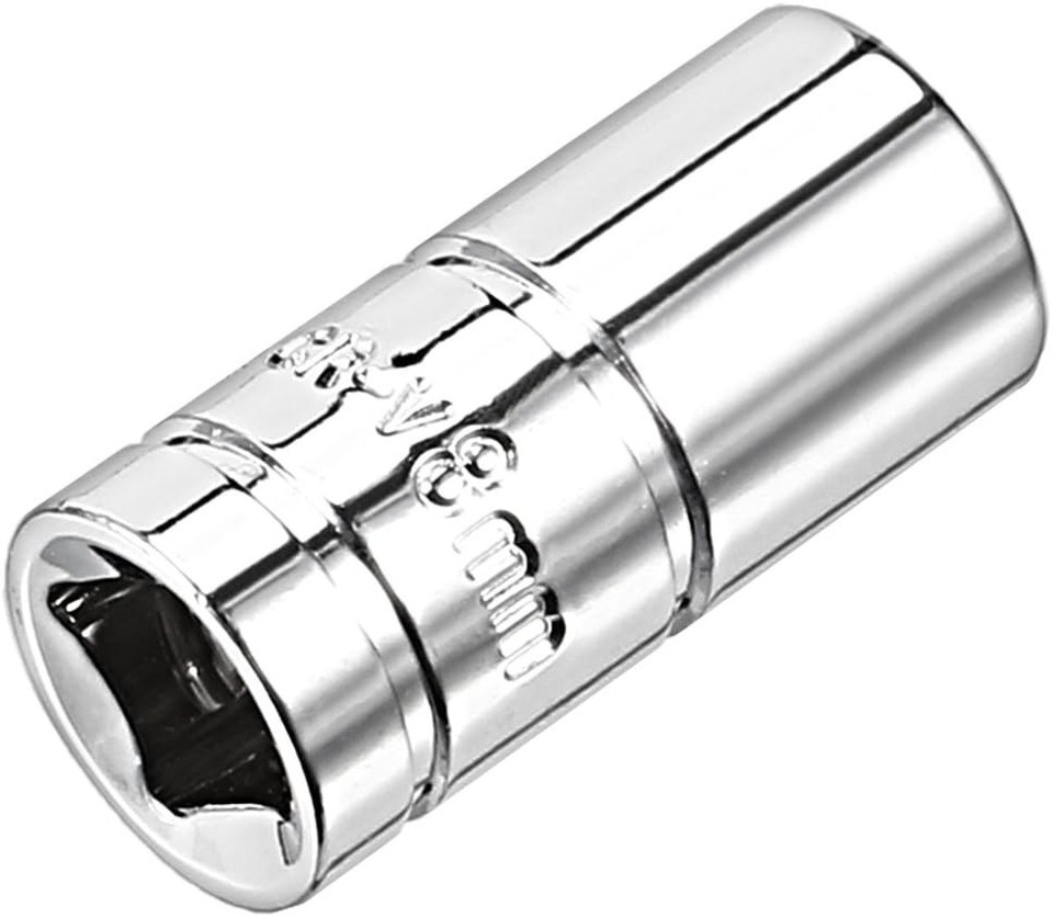 uxcell 2 Pcs 1/4-Inch Drive 8mm 6-Point Shallow Socket, Metric, Cr-V | eBay