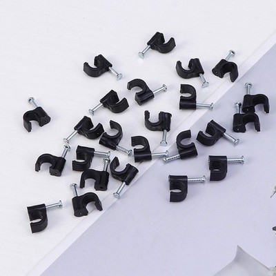 400Pcs Cable Holder Wire Clips for Securing Cables and Wires | eBay ...