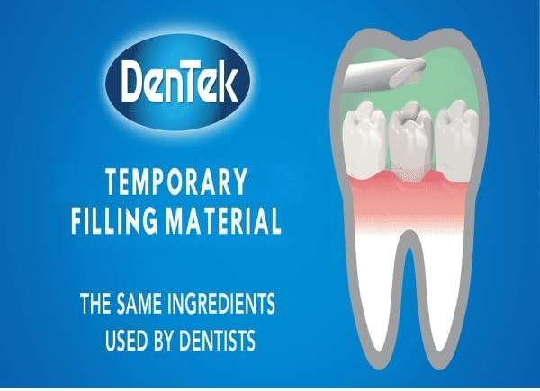 Dentek Emergency Dental Temporary Tooth Filling Cement Crown Cap Home ...