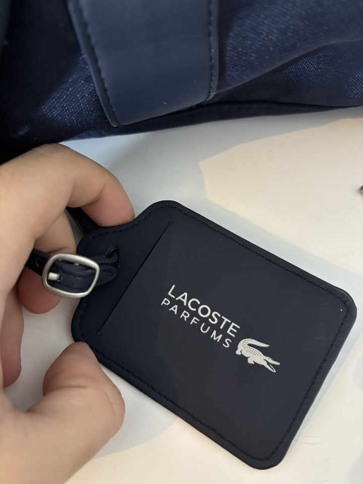 Lacoste Parfums Navy Duffle/Holdall Bag | eBay UK