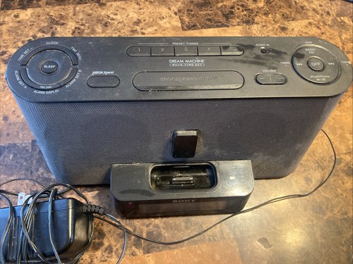 Sony ICF-CS15iP Dream Machine iPod Docking System Alarm Clock Station ...
