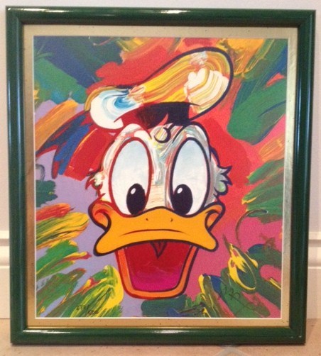 PETER MAX - DISNEY - DONALD DUCK SUITE - 4 SIGNED & NUMBERED PRINTS ...