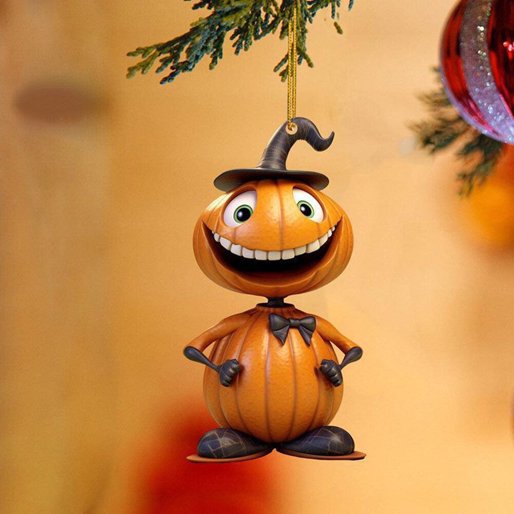 Pumpkin Figure Halloween Decoration Festival Atmosphere Car Hanging ...