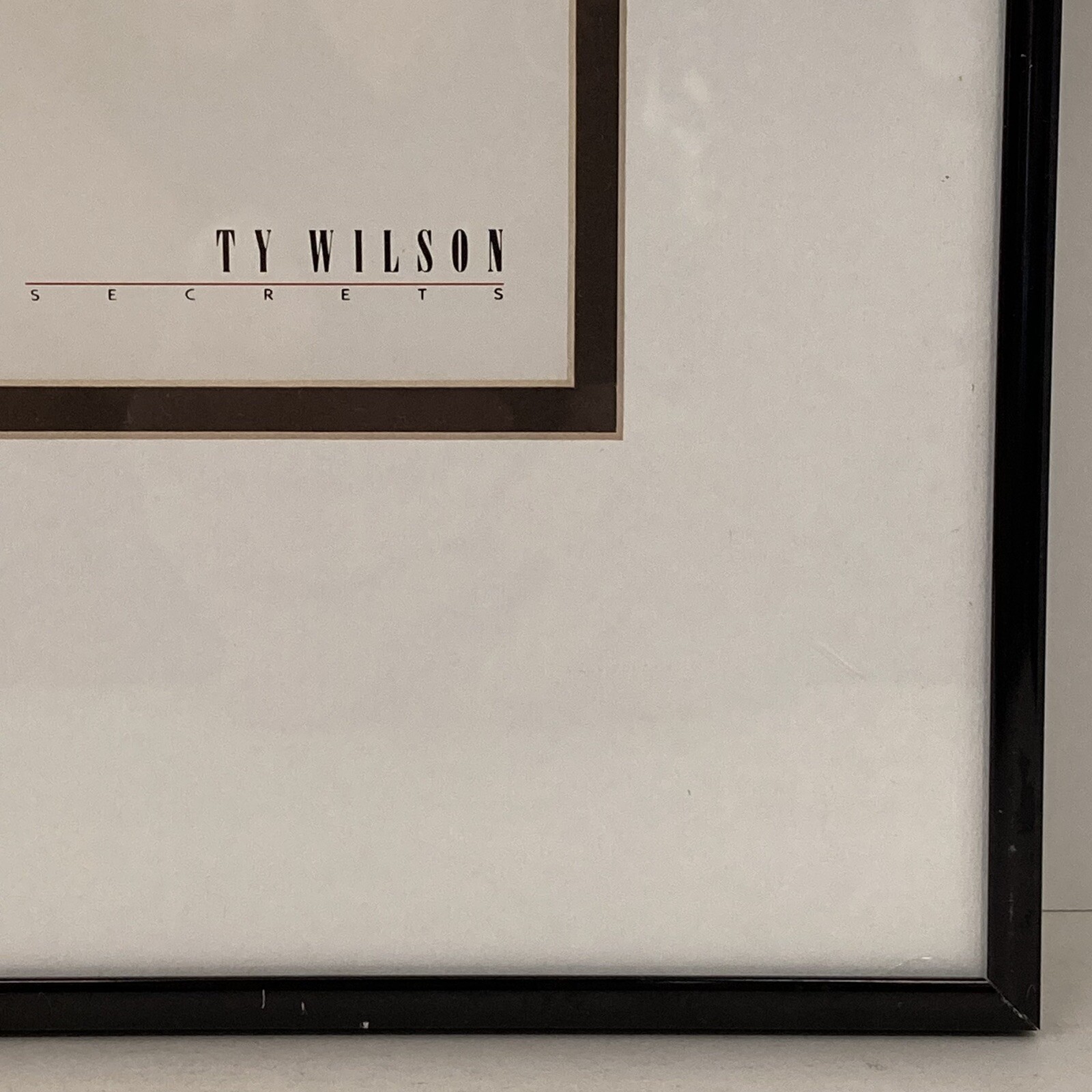 TY WILSON Secrets Matted and Framed Art Print 12 X 16 Made in Italy | eBay