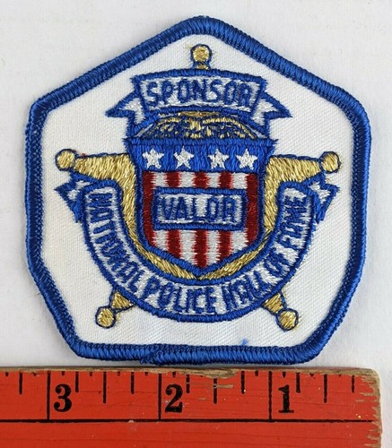 Vintage National Police Hall of Fame Badge Crest Patch | eBay