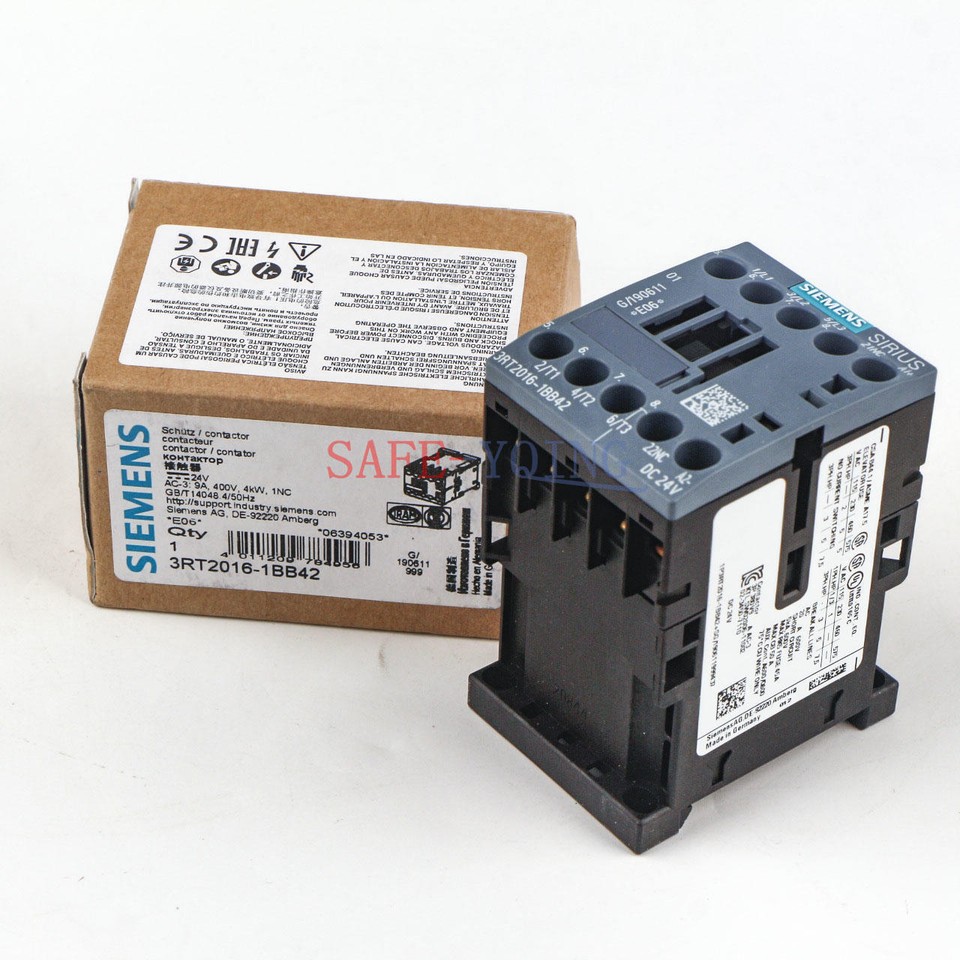 ONE Siemens contactor 3RT2016-1BB42 DC24V NEW | eBay
