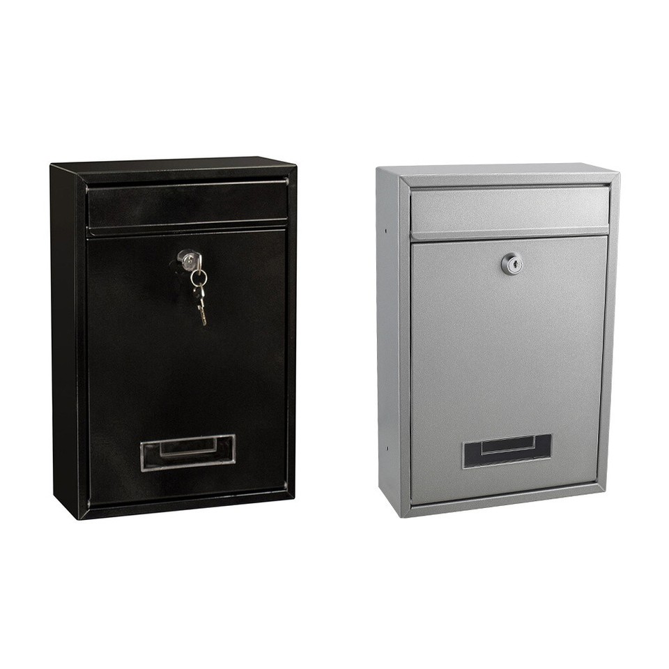 Galvanized Steel Lockable Parcel Delivery Secure Dropbox Outdoor Letter ...