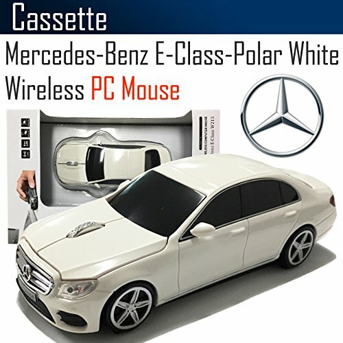 Cassette Car Mouse Mercedes Benz E-Class Wireless Mouse P White Model ...