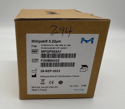 Millipak Filter 0.22 µm MPGP002A1 — NEW | eBay