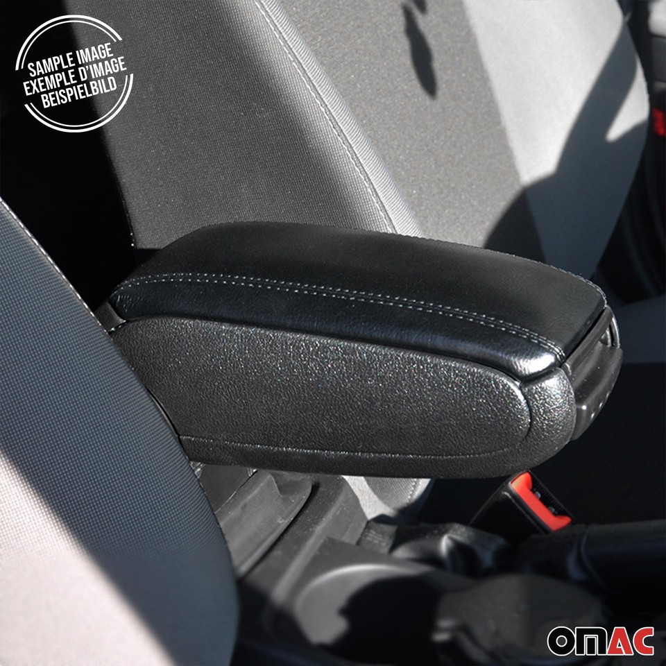 Black Center Console Armrest for Nissan Juke 2011-2017 Sliding PU ...