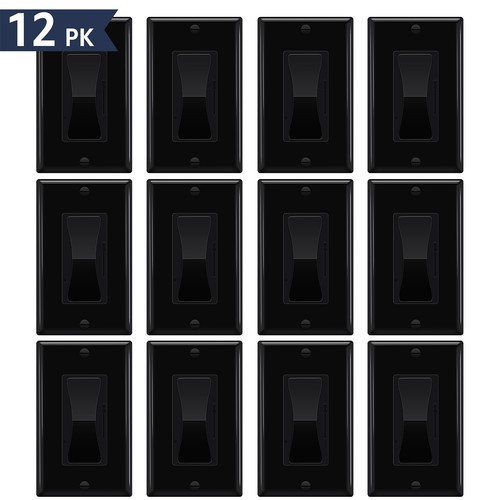 2Pack Black Decora 3-Way/Single 600W Incandescent Dimmer Switch | eBay