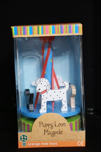 Orange Tree Toys PUPPY LOVE MAYPOLE Wooden Wood Toy NEW | eBay