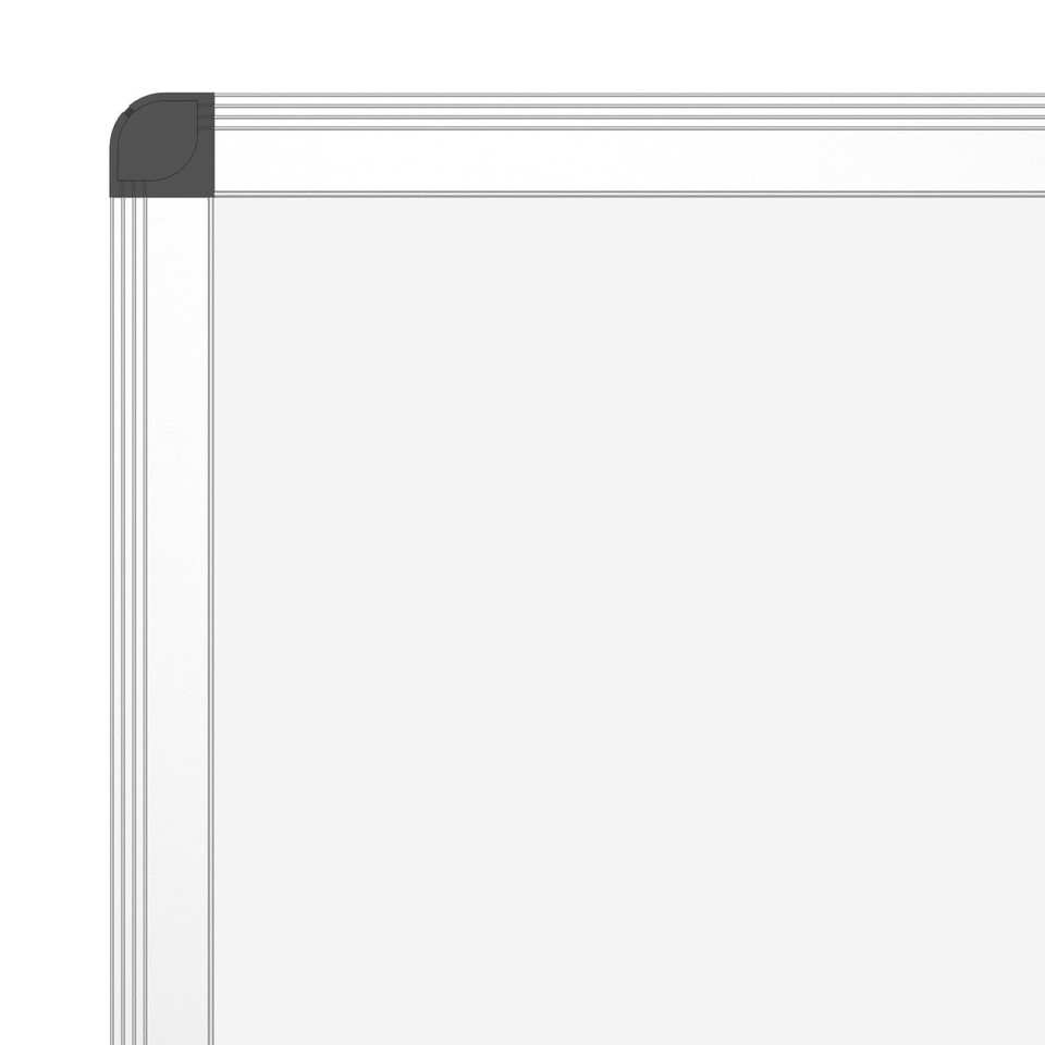 VIZ-PRO Magnetic Dry Erase Board Whiteboard 5' X 4' Silver Aluminium ...