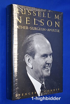 NEW! Russell M Nelson Father Surgeon Apostle 1st Ed HCDJ LDS President ...