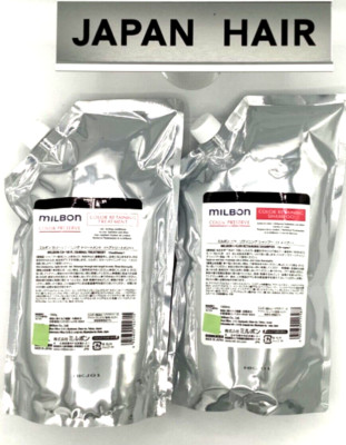 MILBON COLOR RETAINING Shampoo 1000ml Treatment 1000g JAPAN Refill for ...