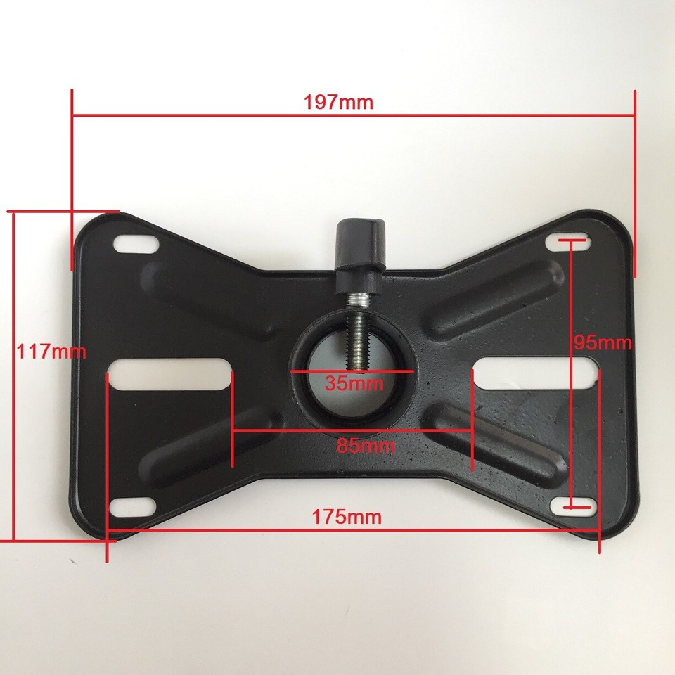 Universal 35mm Metal Mounting Tripod Pole DJ/PA Speaker Adapter Bracket ...