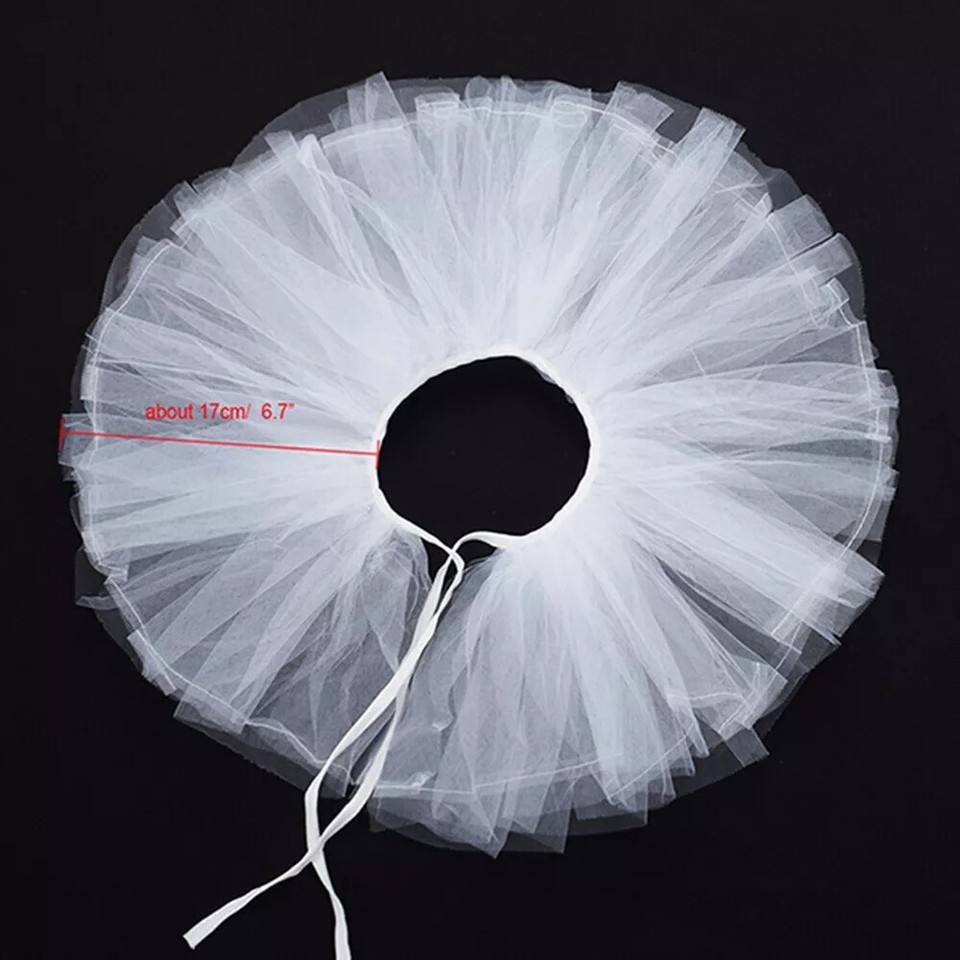 2pcs Victorian Neck Ruff Medieval Elizabethan Ruffle Collars Clown ...