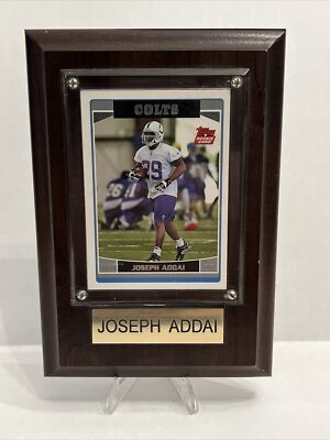 Mounted Joseph Addai Topps Rookie Card | eBay