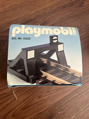 NEW Vintage 1992 Playmobil Remote Control RC Train Buffer Stop 4352 | eBay