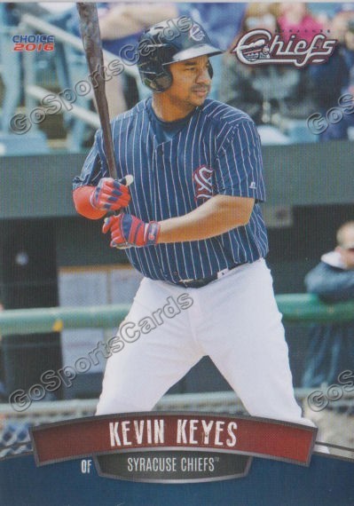 2016 Syracuse Chiefs Kevin Keyes RC Rookie Nationals | eBay