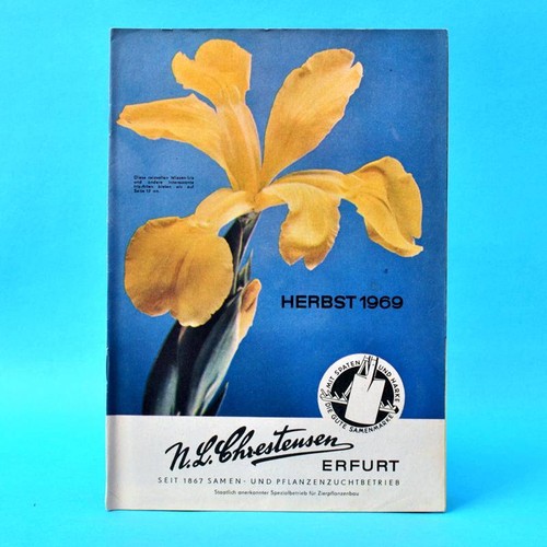 DDR Versandhaus Samen und Pflanzen Erfurt 1969 DSB Katalog Chrestensen ...