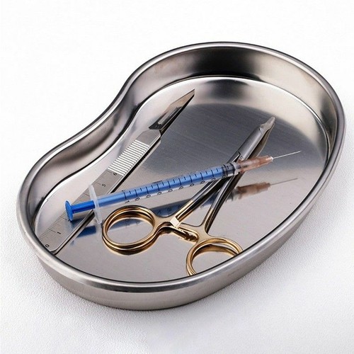 Dental Stainless Steel Surgical Kidney Tray Bowl Dish Medical ...