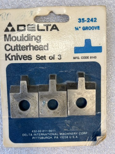 DELTA 35-242 MOULDING CUTTERHEAD KNIVES | eBay