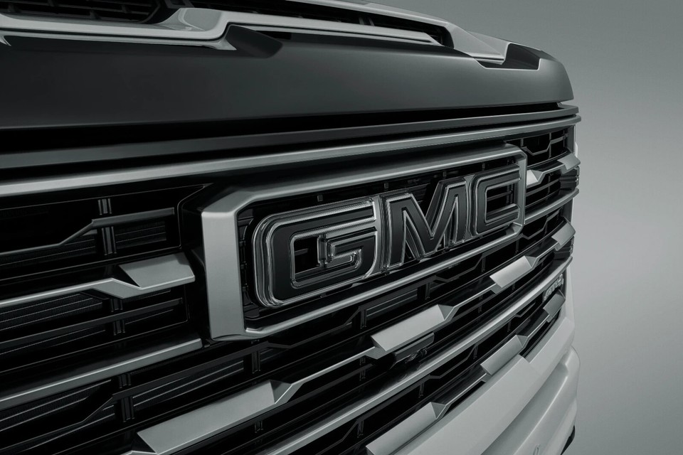 2022-2025 GMC Sierra Front Illuminated Emblem in Black GM OEM NEW ...