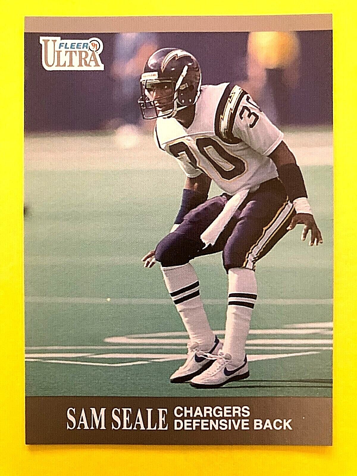 1991 FLEER ULTRA #128 SAM SEALE SAN DIEGO CHARGERS 091222 | eBay