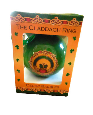 Claddagh Christmas Ornament, gift boxed, Clara Crafts | eBay