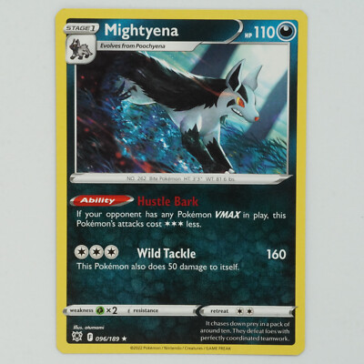 Mightyena 096/189 Rare SWSH Astral Radiance Pokemon Card | eBay