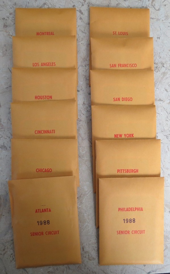 APBA Baseball Original 1988 Season - Cards in MINT Condition | eBay