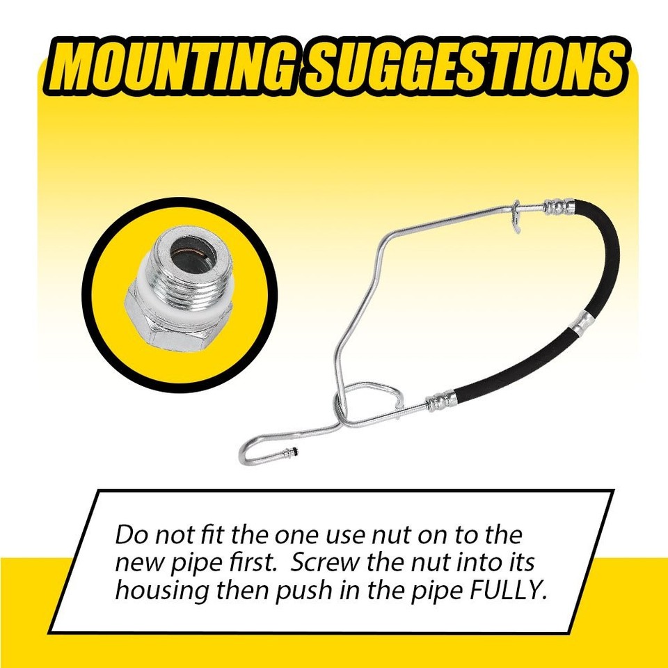 High & Low For Ford Transit Power Steering Hoses Pipes MK7 2.2 FWD 2006 ...