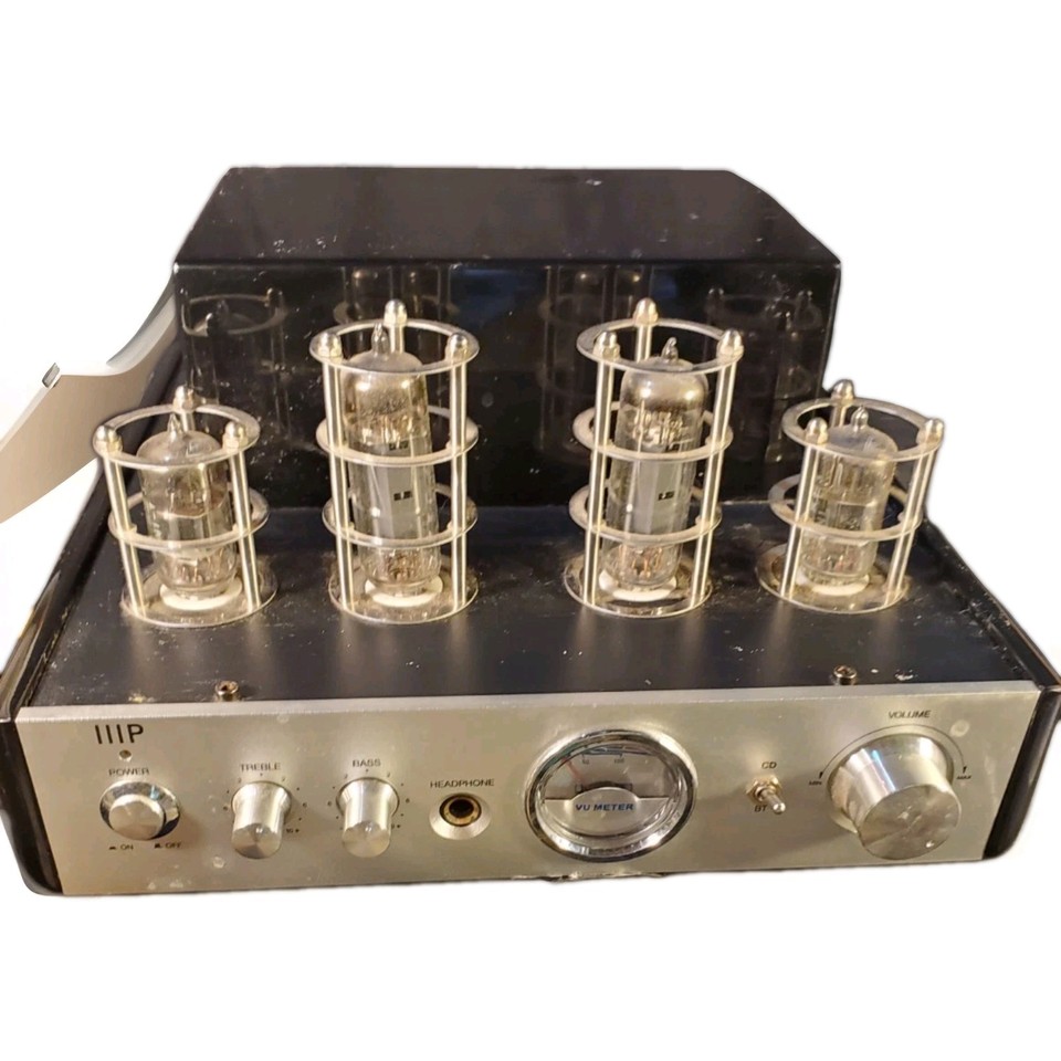 Monoprice 13194 IIIP stereo hybrid tube amplifier - "AS IS" Please Read ...