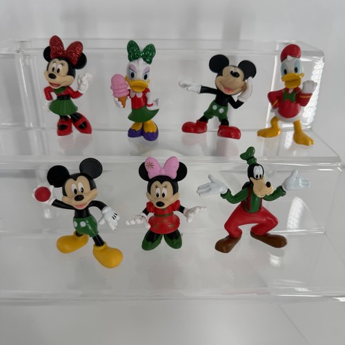 Disney Christmas PVC Figure Lot Mickey Minnie Goofy Donald Daisy ...