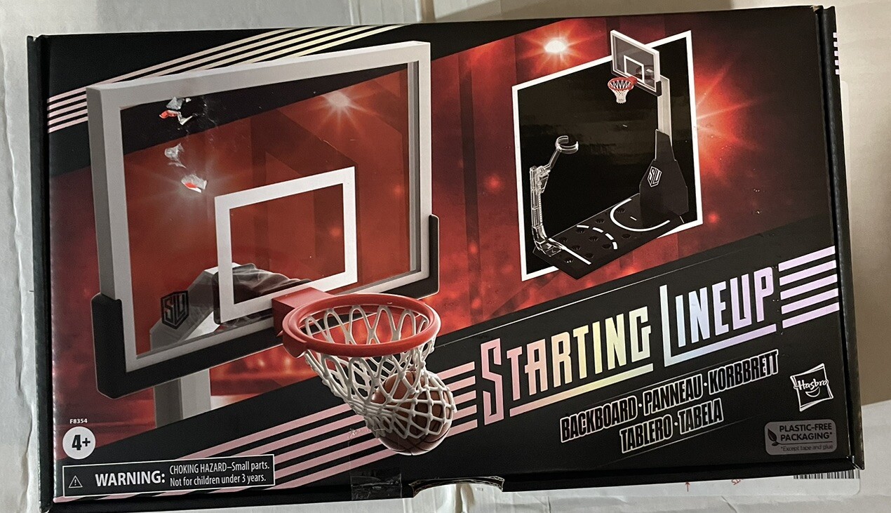 **NEW IN BOX** NBA Starting Lineup Basketball Series 1 Backboard Brand ...