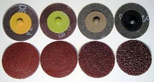 USA MADE 50x 2" Inch 24/36/60/80/120 GritLock Sanding Discs Type R ...