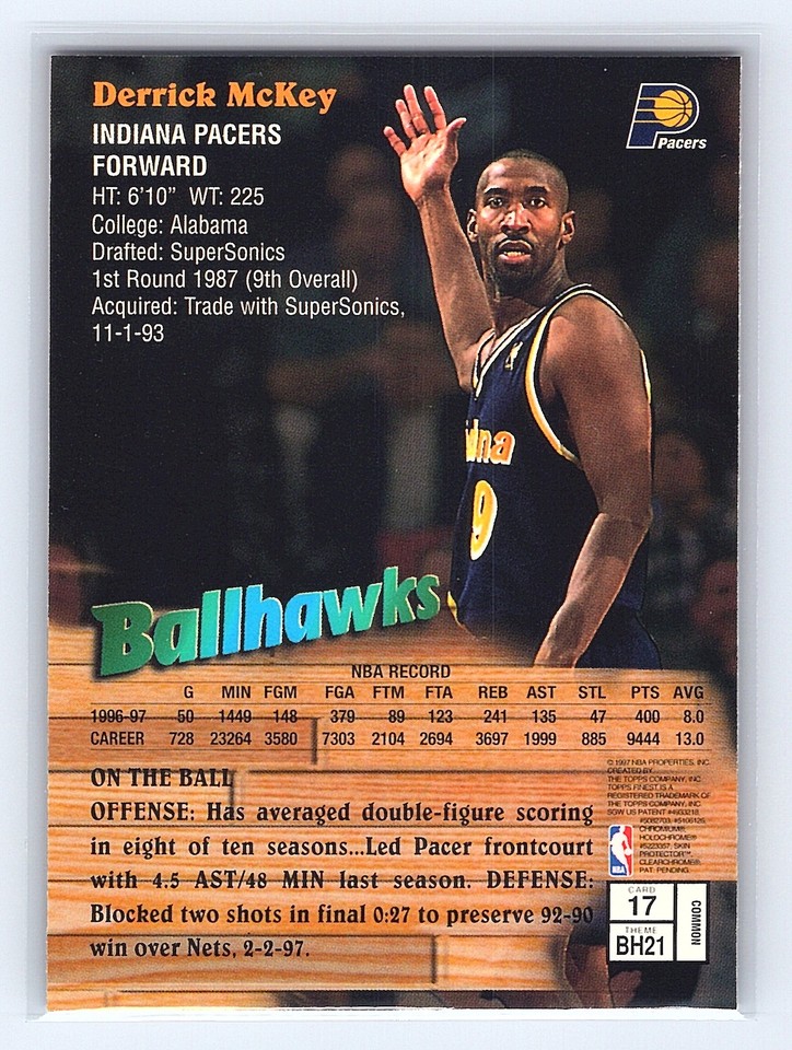 1997 Finest #17 Patrick McKey MT/NRMT | eBay
