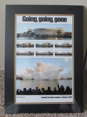 VINTAGE THREE RIVERS STADIUM IMPLOSION PHOTOS MATTED & SHRINK WRAPPED ...