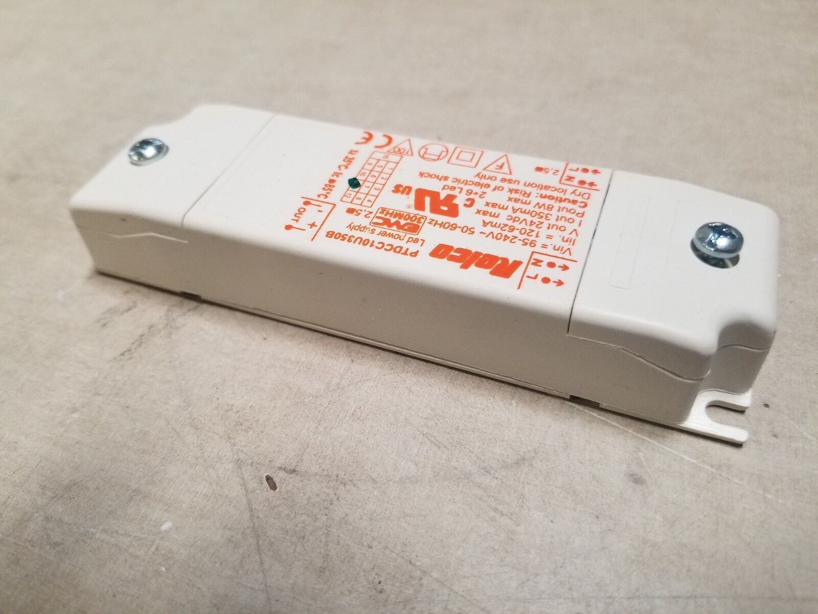 Relco constant current LED driver 8W 350mA non dimmable universal 95 ...