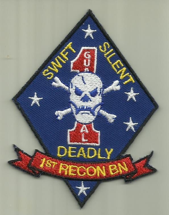 1ST RECON BATTALION USMC PATCH MARINES CAMP PENDLETON CA SOLDIER WARRIOR USA | eBay