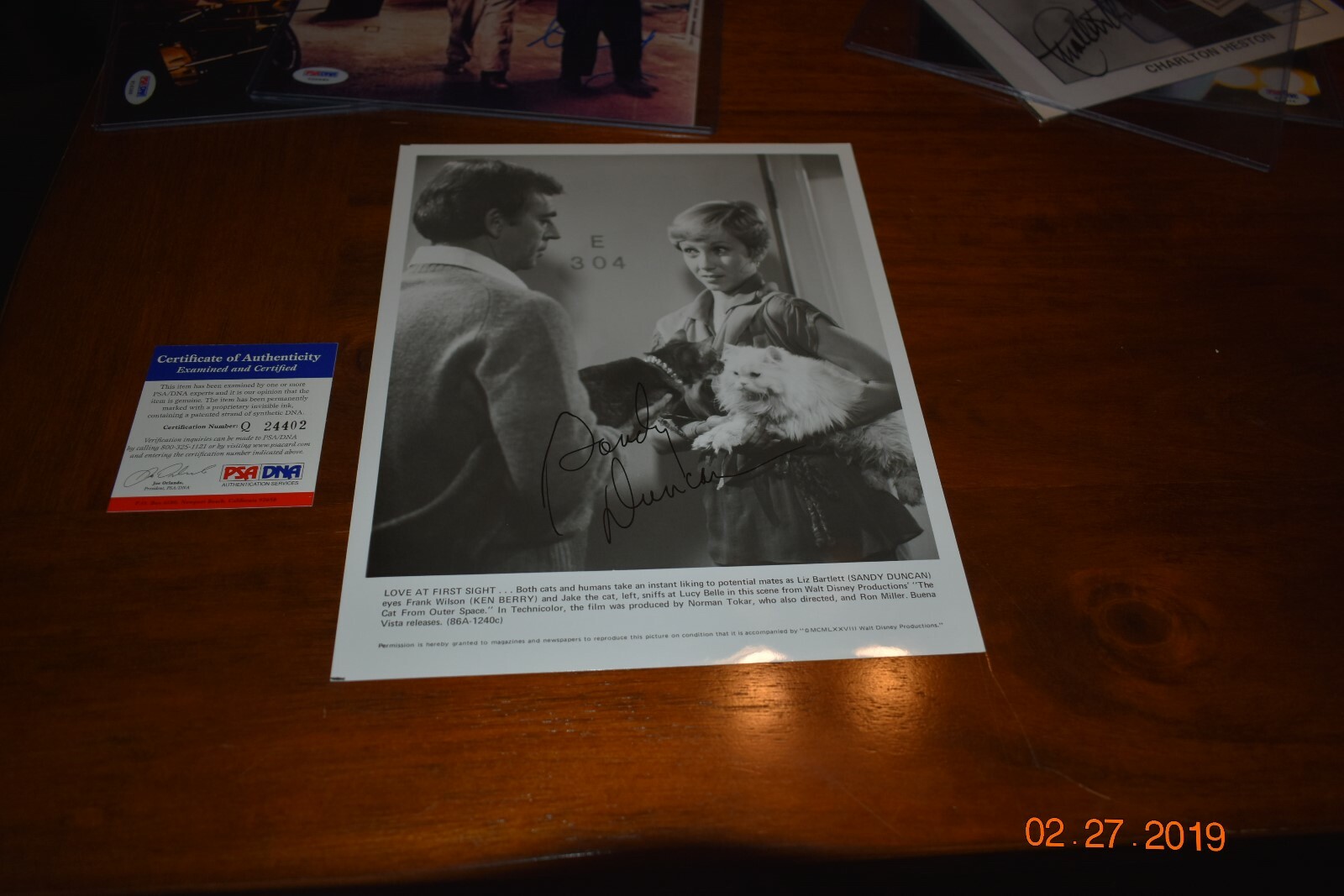 Sandy Duncan Signed Autographed 8X10 "LOVE AT FIRST SIGHT" PSA DNA ...