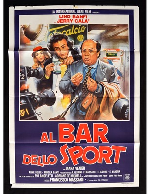 Poster At The Sports Bar Lino Banfi 1st Italian Edition 1983 A407 | eBay