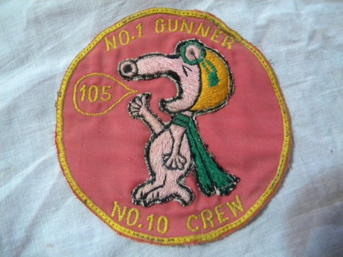 Rare Peanut's Snoopy 4" Patch, No. 1 Gunner | eBay