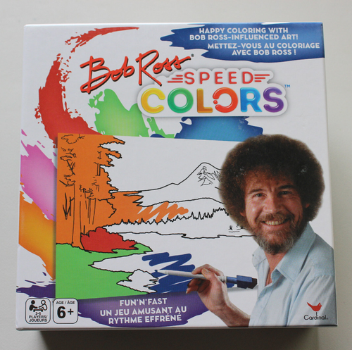 Bob Ross Speed Colors Game Sealed Happy Coloring with Bob Ross Fun 'N ...