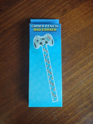 PS4 Controller Gamer Pencil and Eraser for Kids School Stationary Tool ...