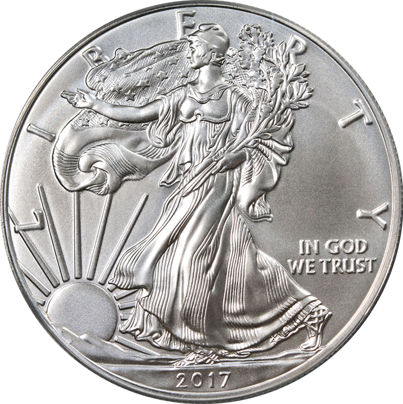 2017 Silver American Eagle $1 PCGS MS70 First Strike Label - STOCK | eBay